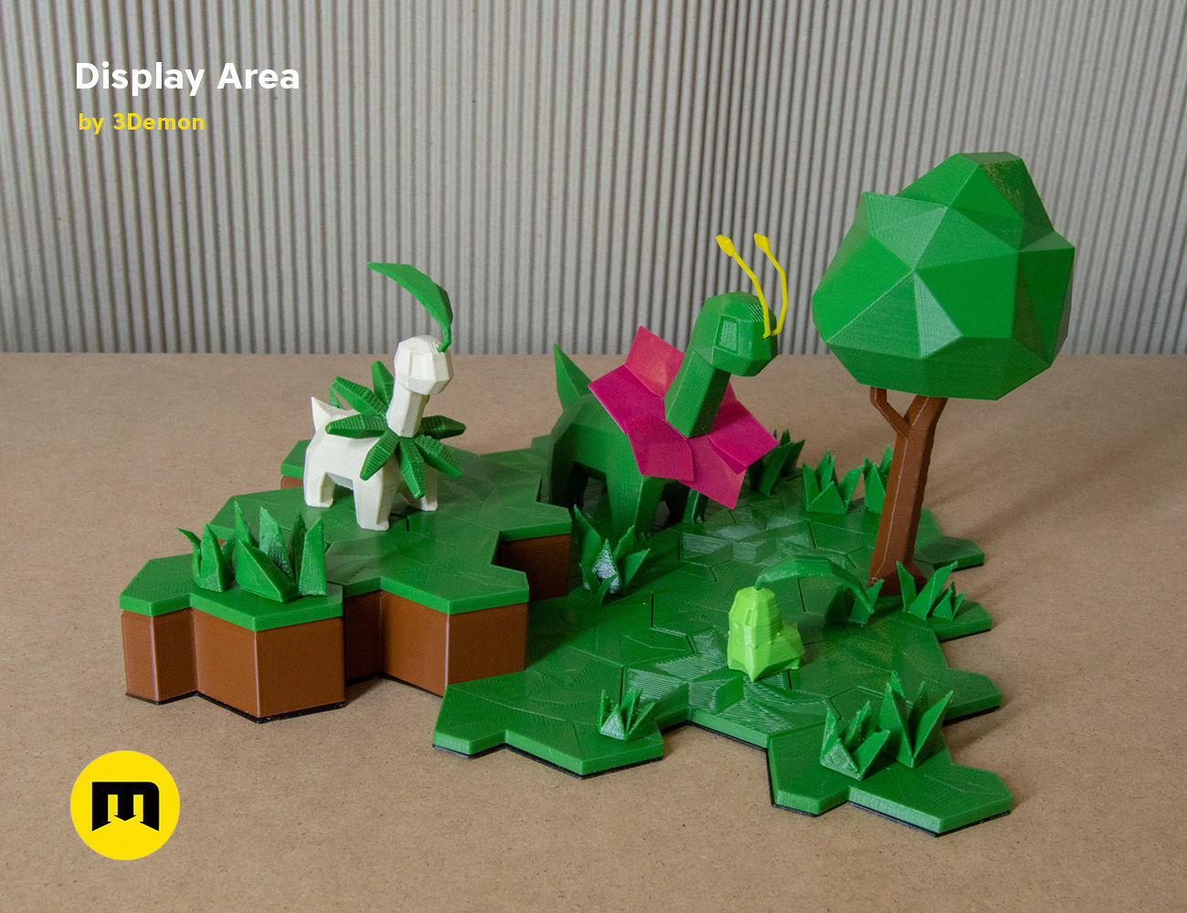 Display Area Building Blocks free 3D model 3D printable | CGTrader