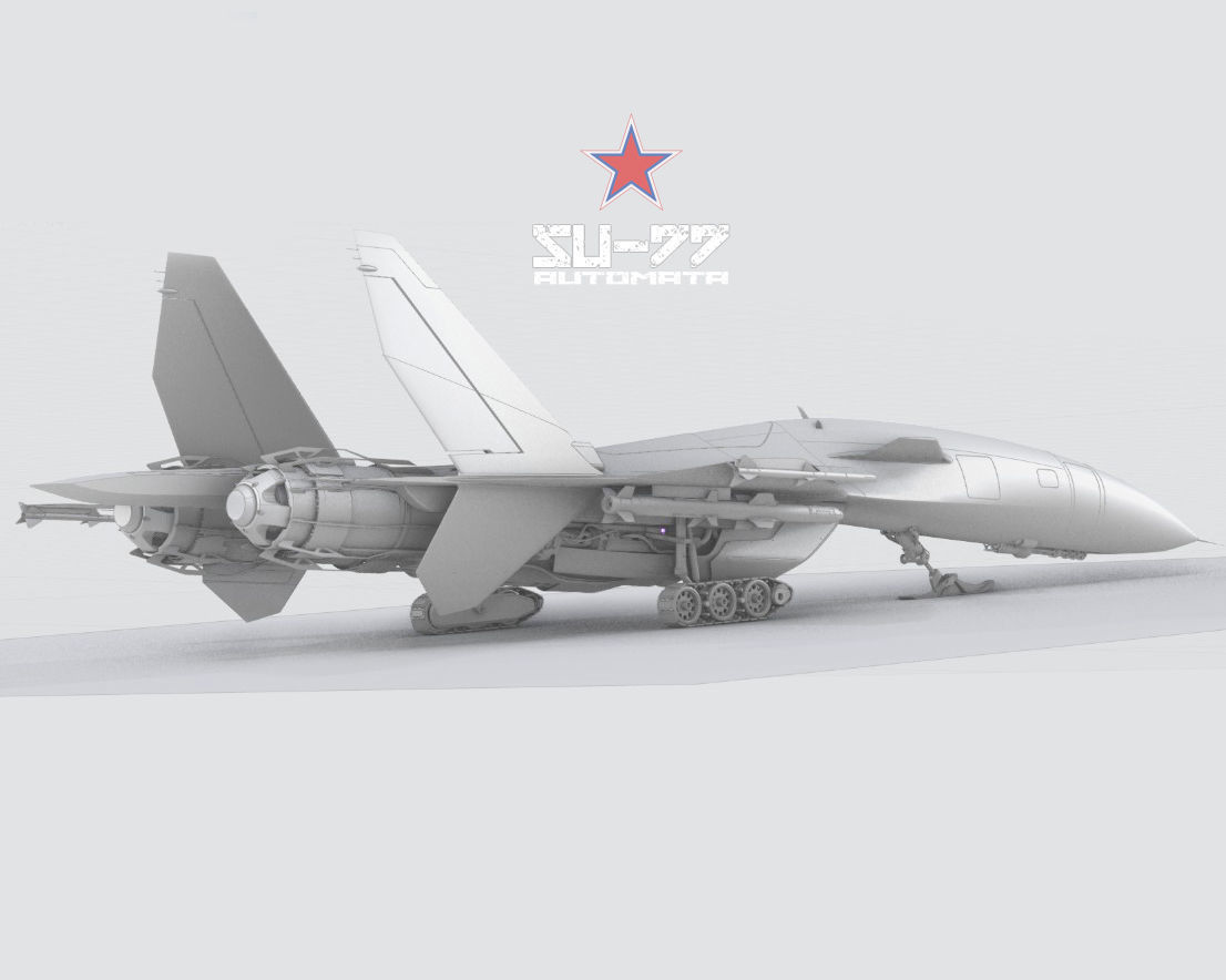 3D model SU-77 AUTOMATA VR / AR / low-poly | CGTrader