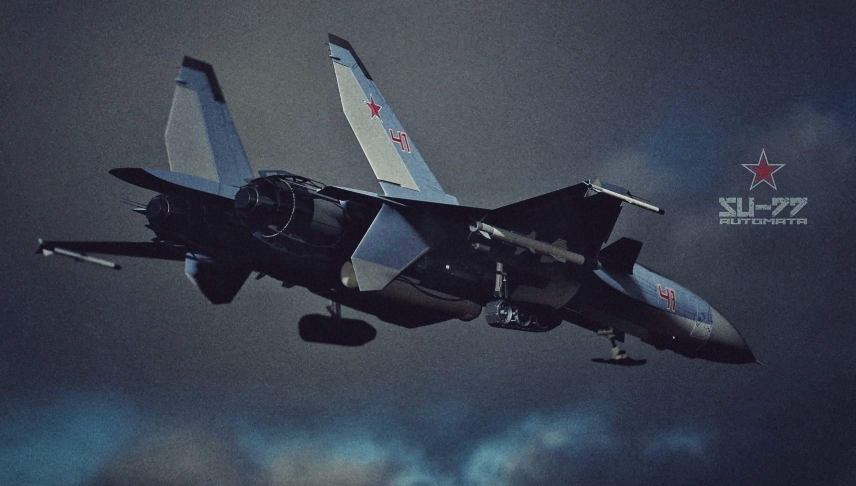 3D model SU-77 AUTOMATA VR / AR / low-poly | CGTrader