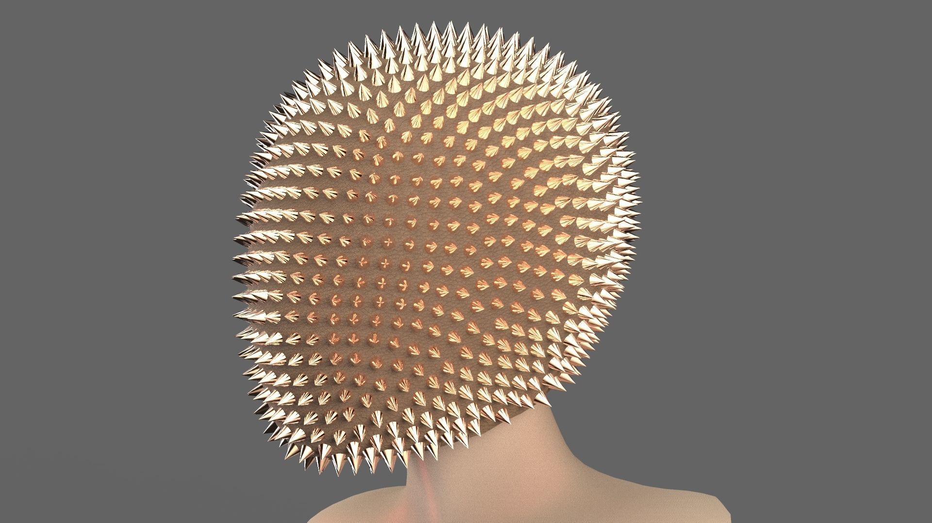 Spike Hood Mask Margiela style 3D model | CGTrader