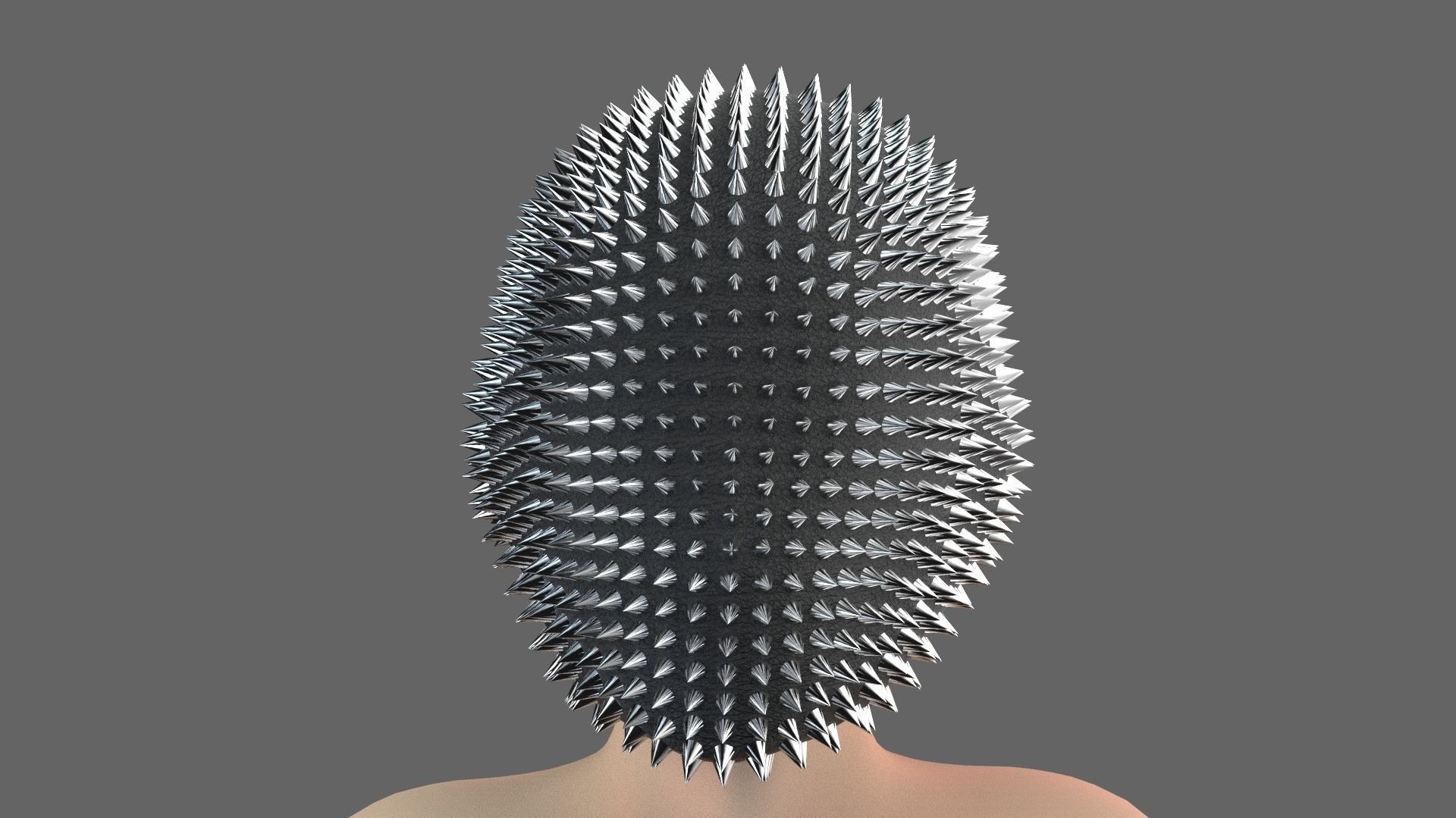 Spike Hood Mask Margiela style 3D model | CGTrader