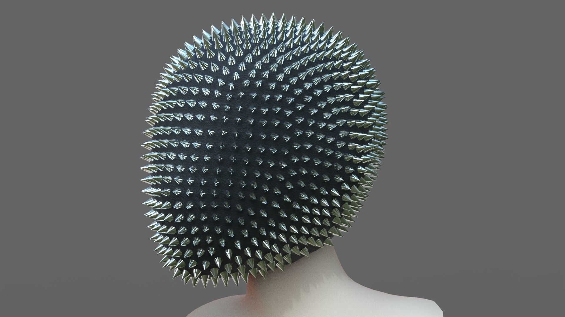 Spike Hood Mask Margiela style 3D model | CGTrader