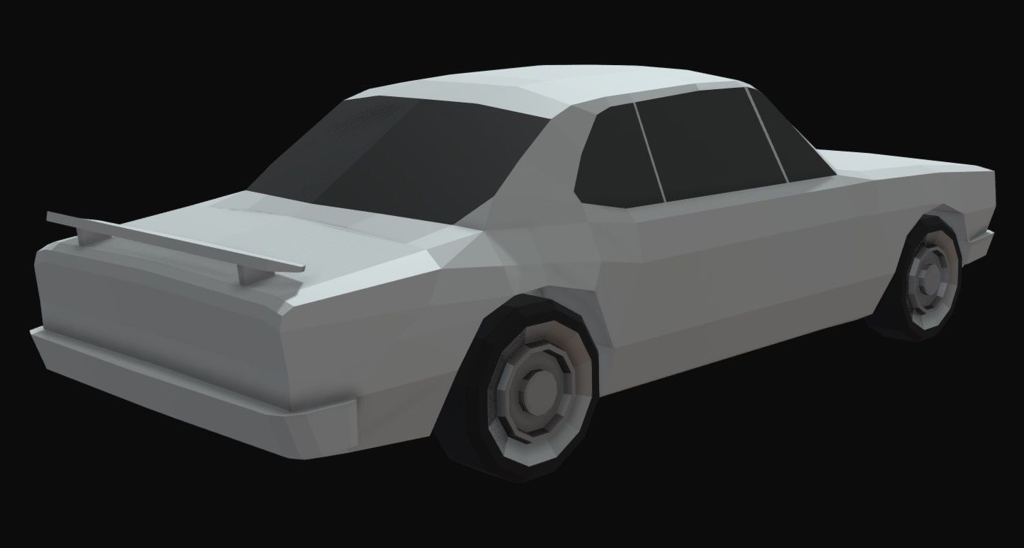 3D model Skyline 2000 GTR Low Poly VR / AR / low-poly | CGTrader