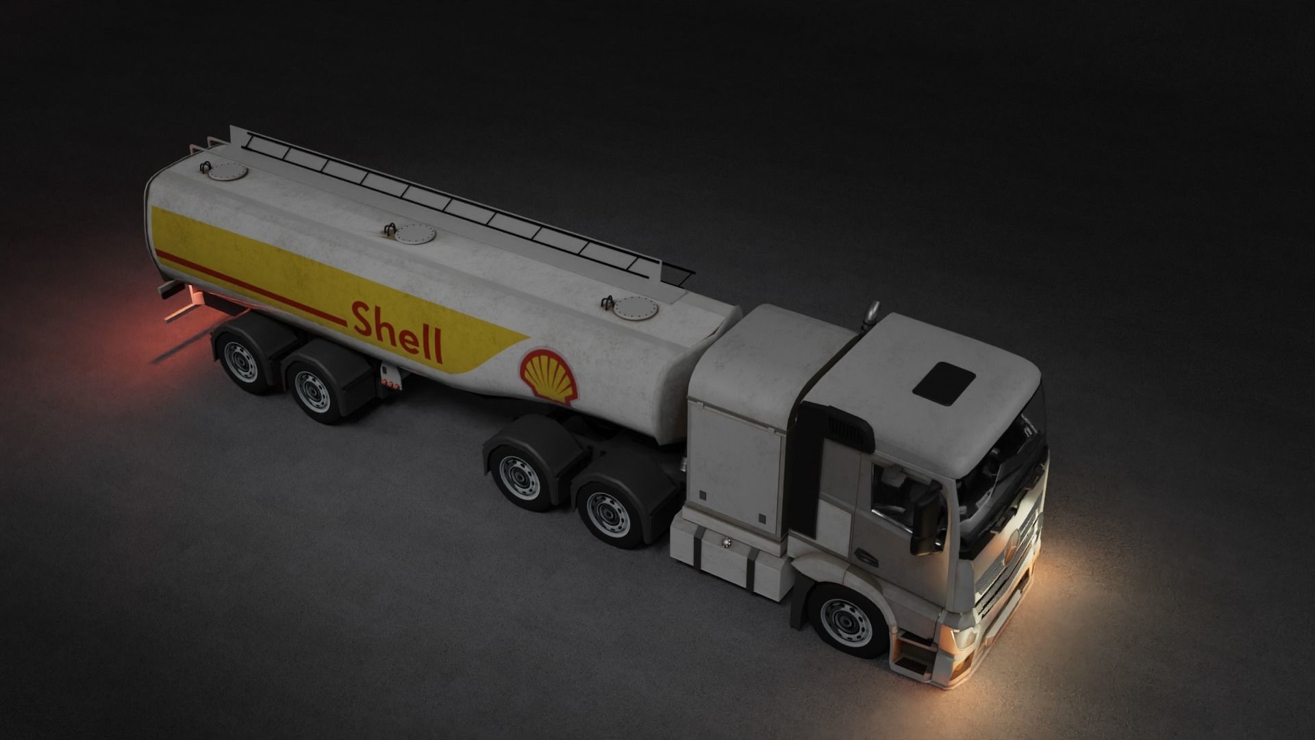 3D model Aircraft Refueler Truck - Fuel Truck VR / AR / low-poly | CGTrader