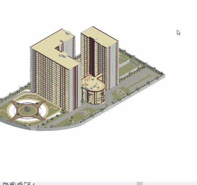 Hotel complete revit project p2 3D model | CGTrader