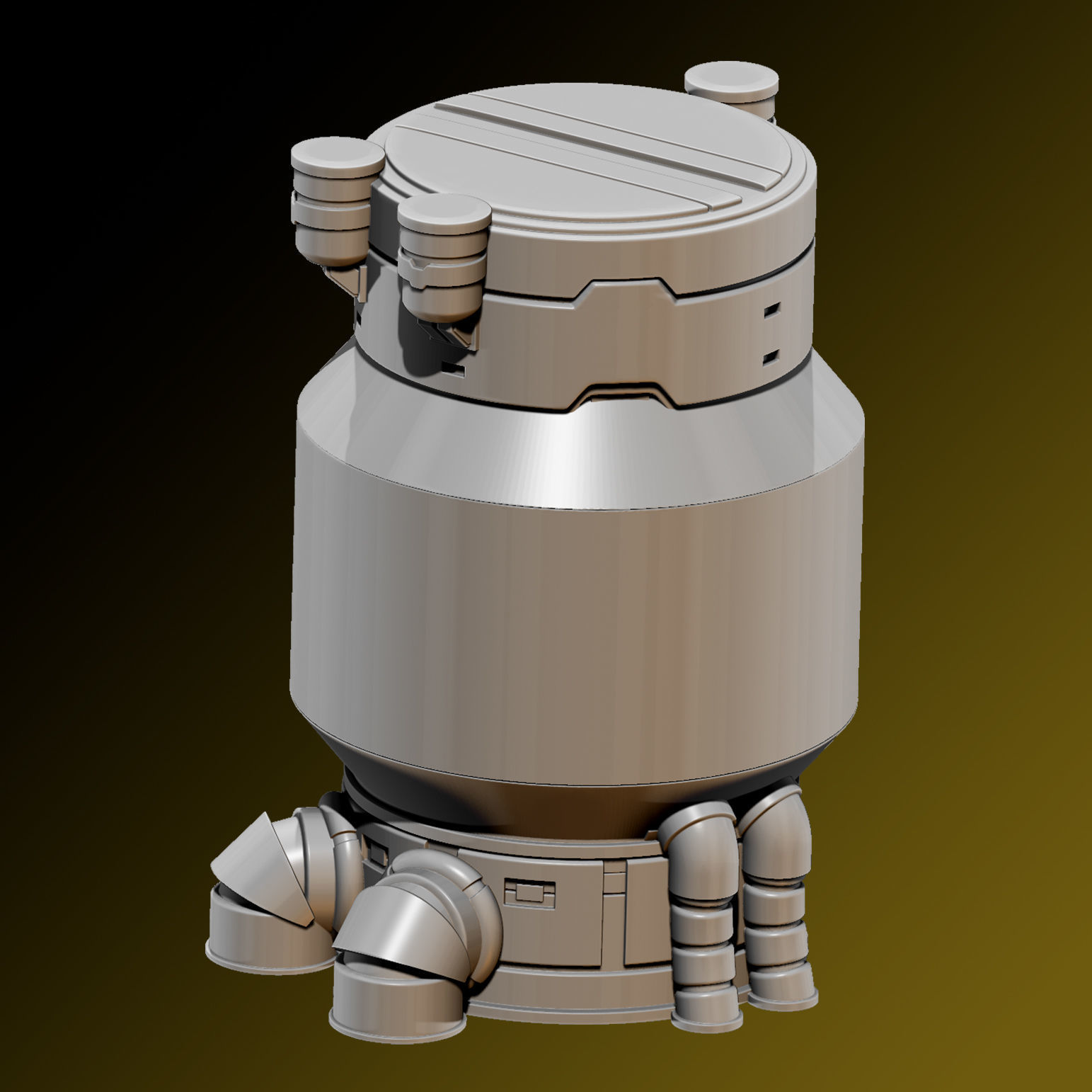 Angry Brain 3D model 3D printable | CGTrader