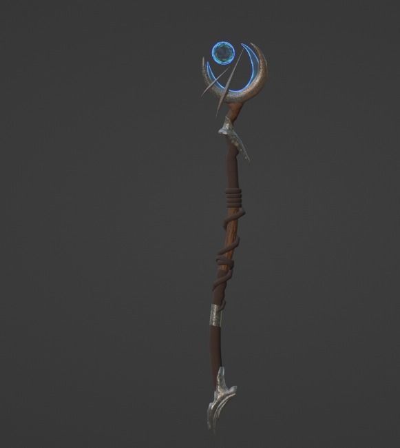 3D model Staff Set Animated VR / AR / low-poly | CGTrader