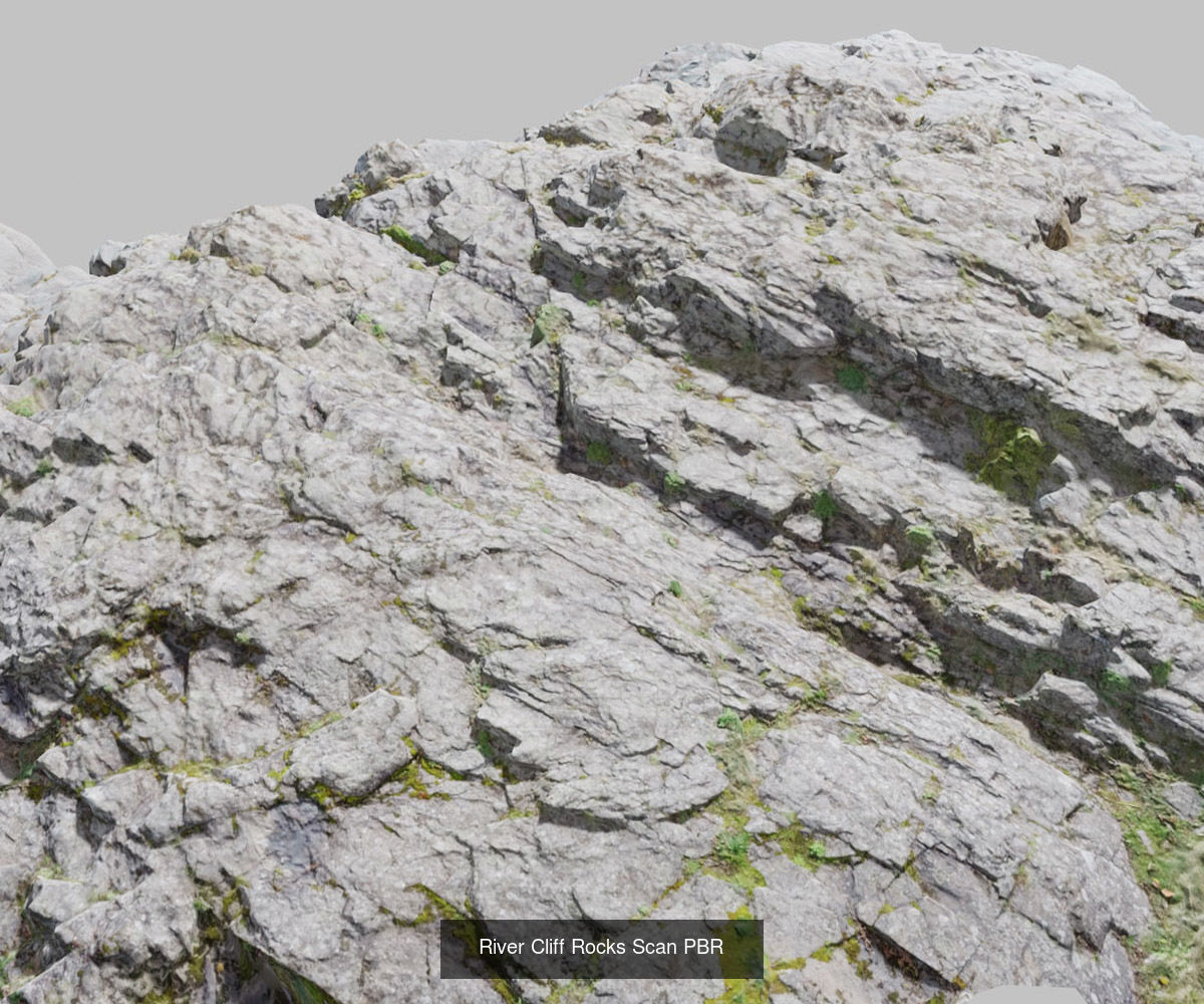 Cliff 3D Models in Pers Scan Collection VR / AR / low-poly | CGTrader
