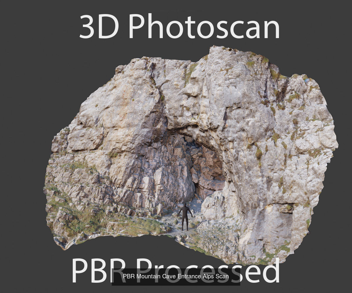 Cliff 3D Models in Pers Scan Collection VR / AR / low-poly | CGTrader