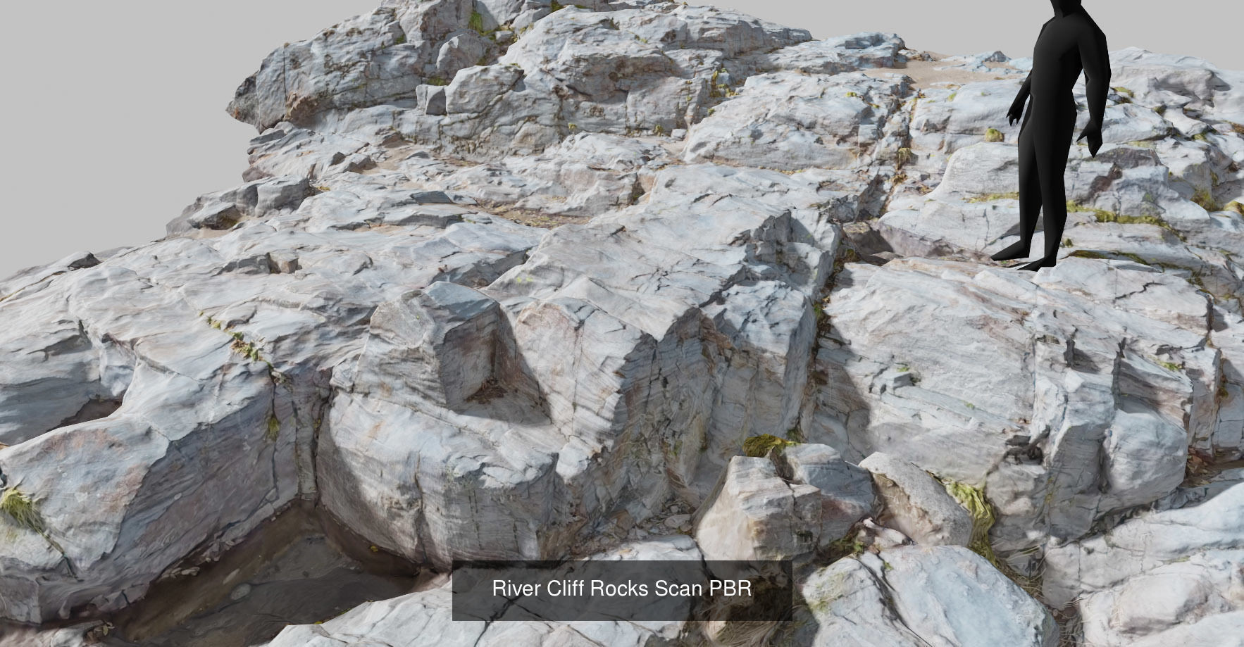 Cliff 3D Models in Pers Scan Collection VR / AR / low-poly | CGTrader