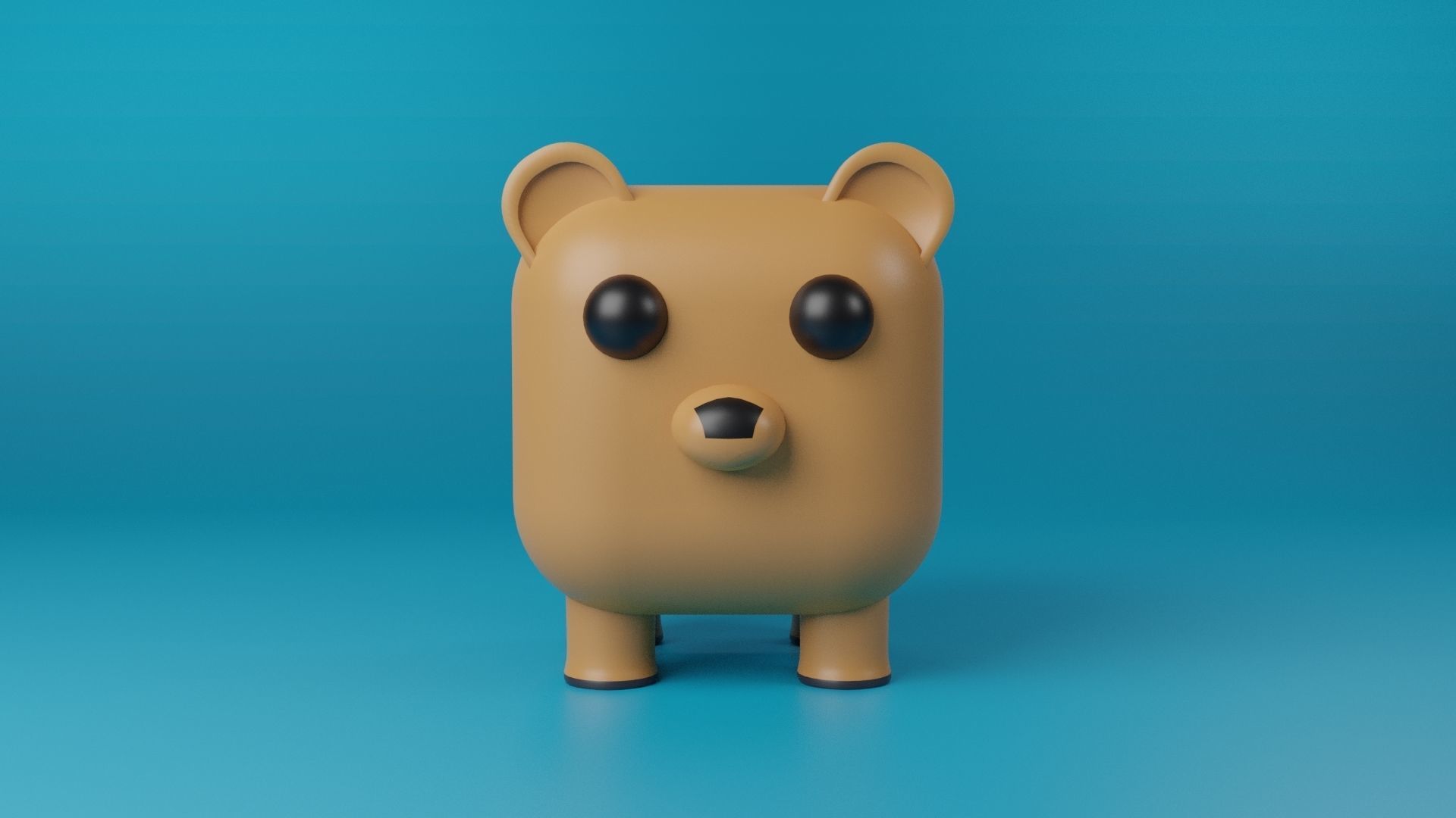 3D Cute cube character Animals pack 3D model | CGTrader