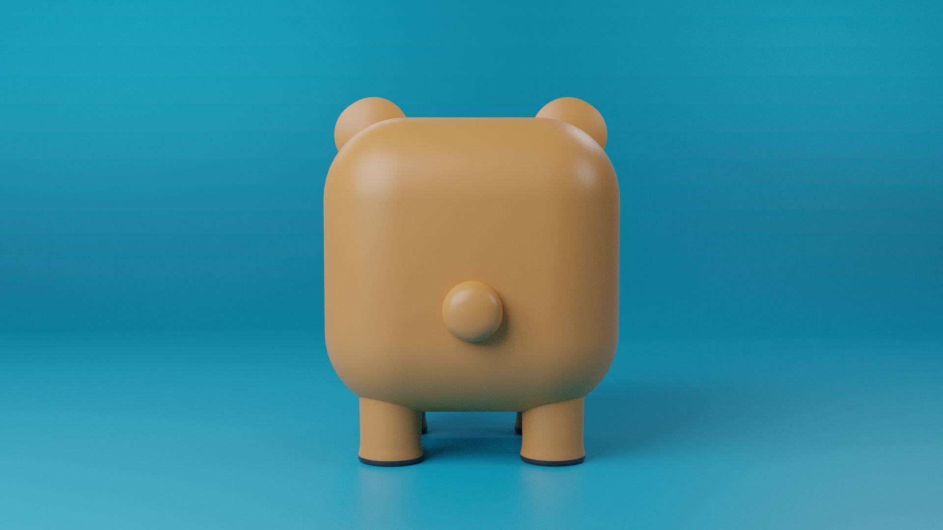 3D Cute cube character Animals pack 3D model | CGTrader