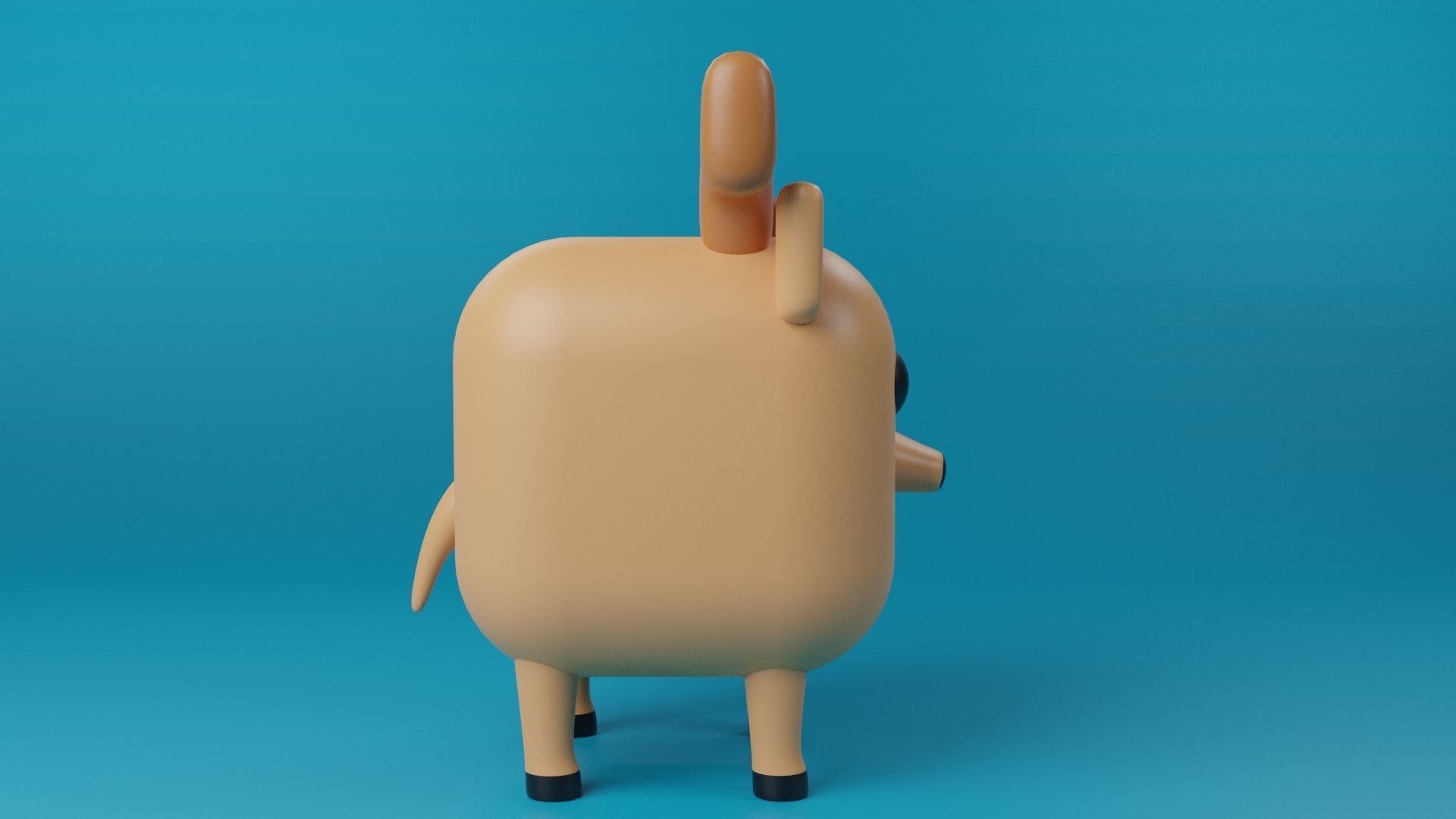 3D Cute cube character Animals pack 3D model | CGTrader