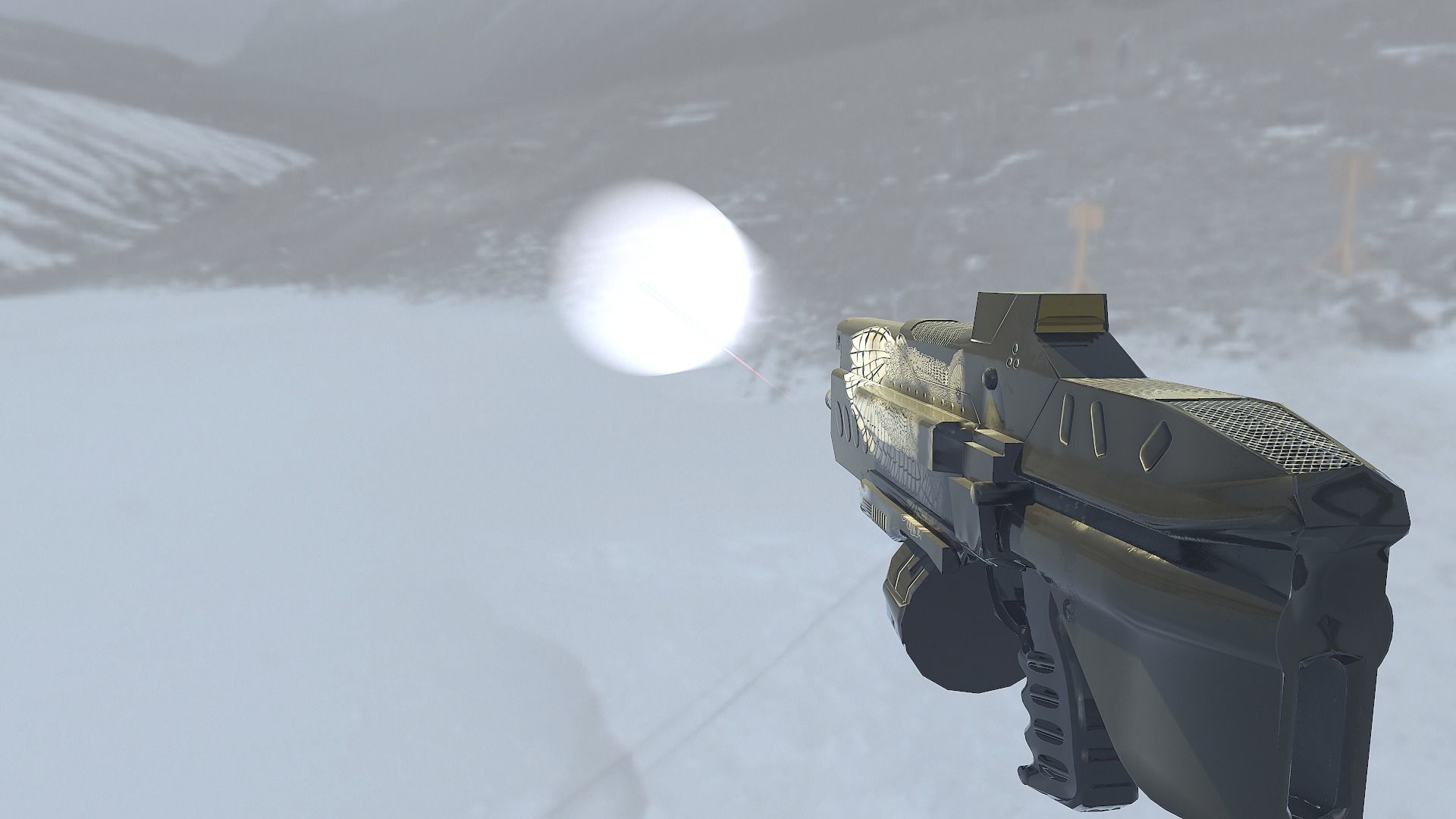 3D model Modern machine gun Owl VR / AR / low-poly | CGTrader