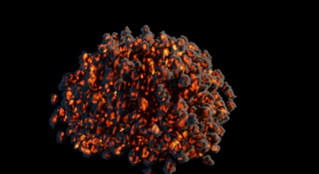 Explosion 3D model animated | CGTrader