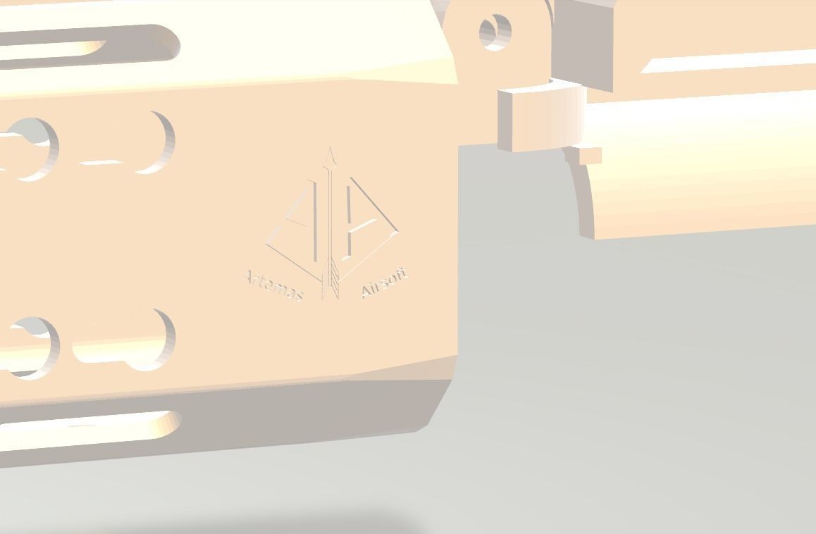 Airsoft M4 Shrike Conversion Kit 3D model 3D printable | CGTrader