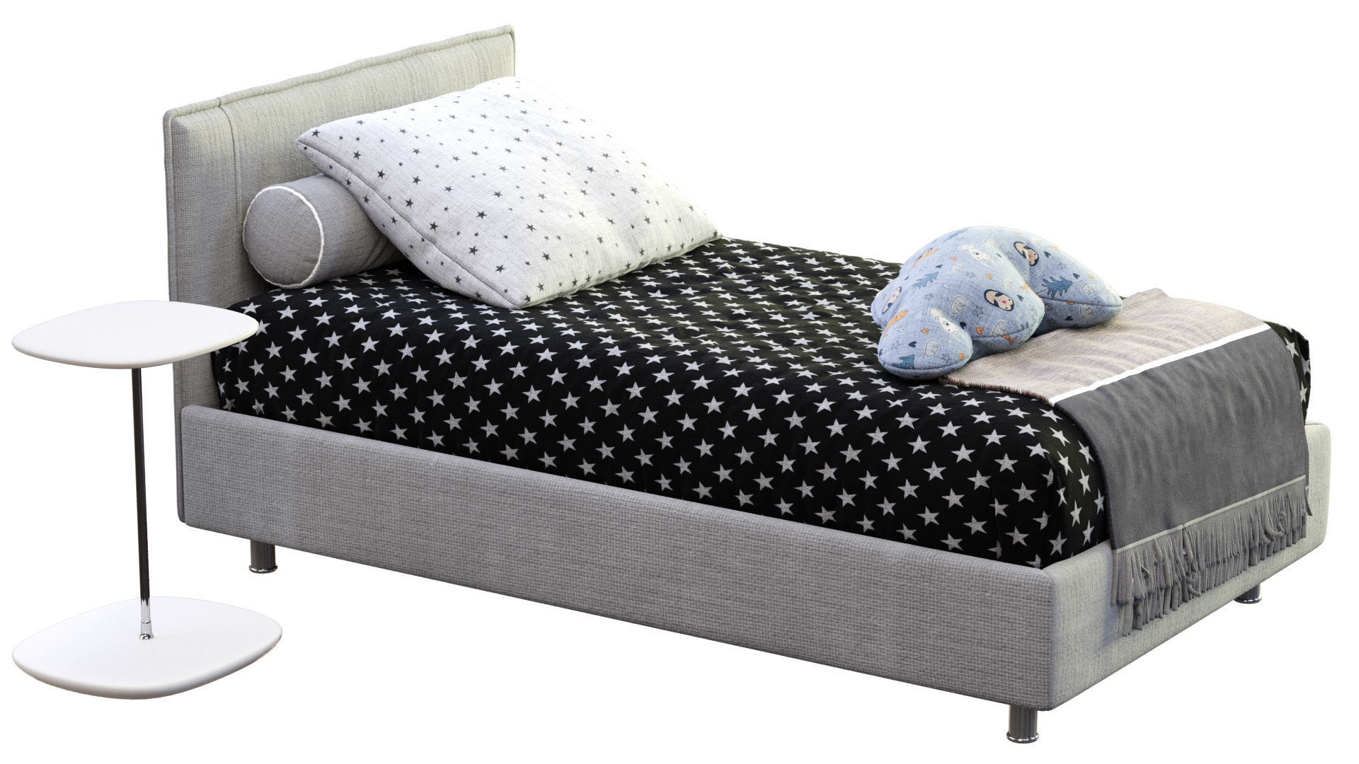 Paco Single Bed By Bonaldo 3D model | CGTrader