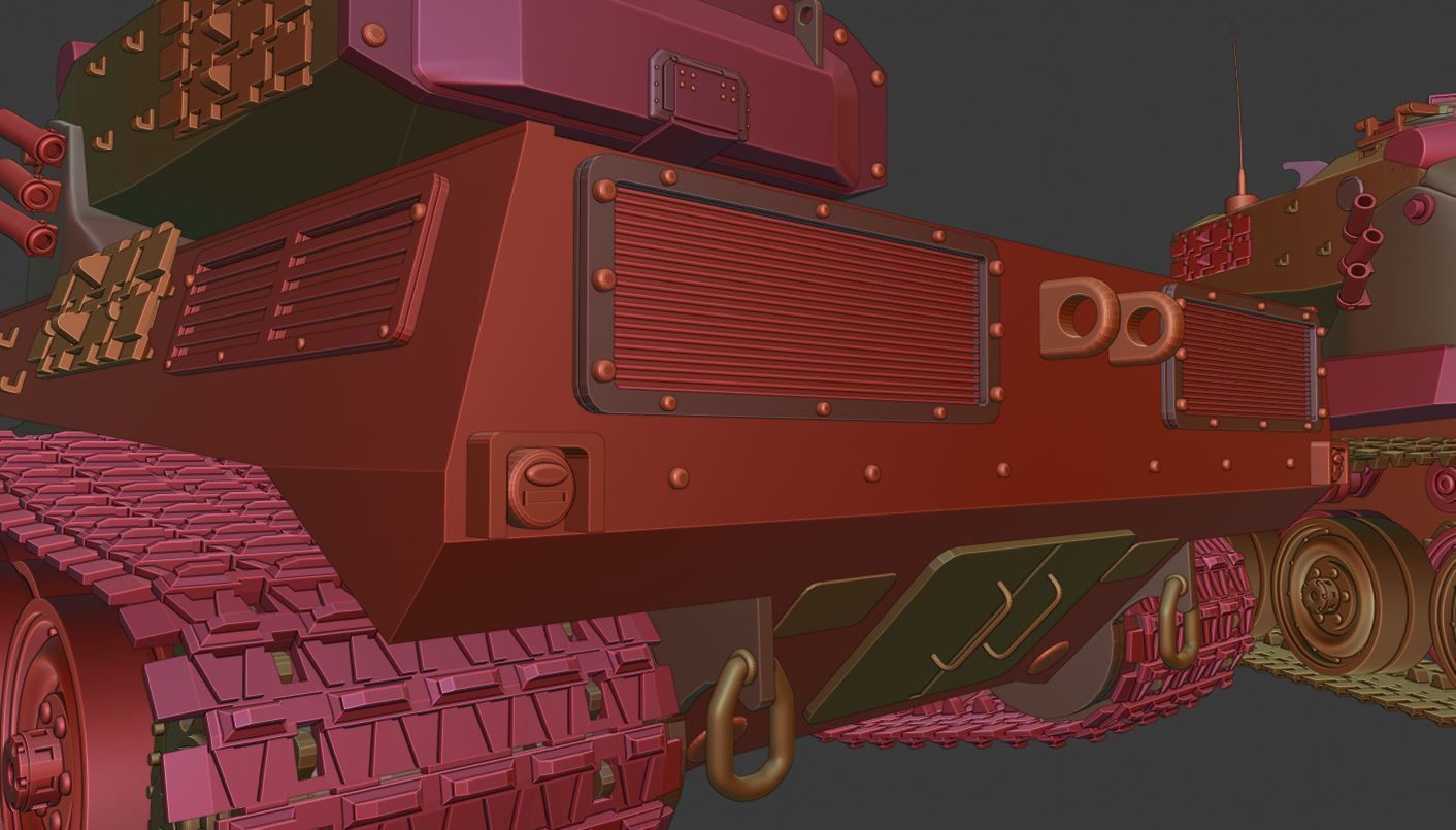 AMX 50B tanks 3D model 3D printable | CGTrader