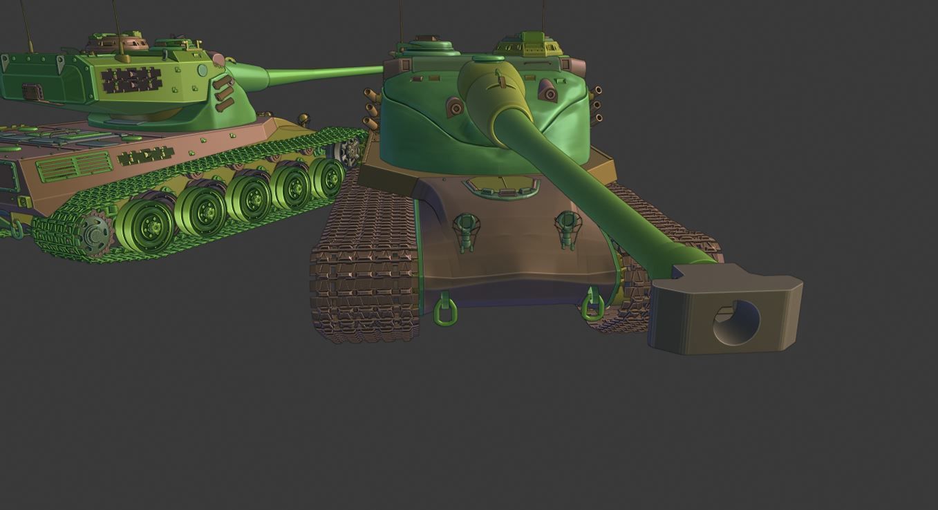 AMX 50B tanks 3D model 3D printable | CGTrader