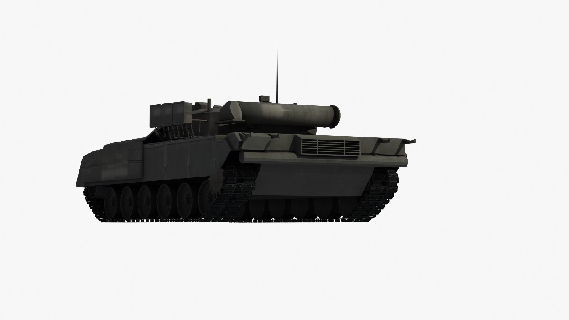 3D model T80 Tank VR / AR / low-poly | CGTrader