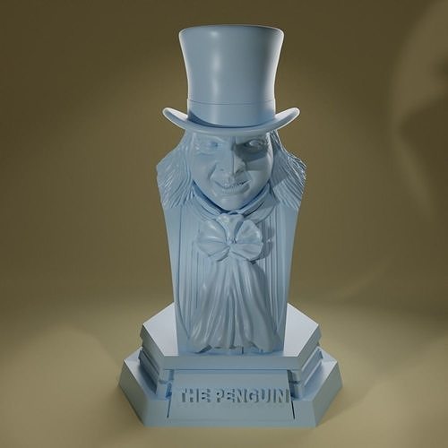 Penguin Bust Danny DeVito Fan Art free 3D model 3D printable | CGTrader
