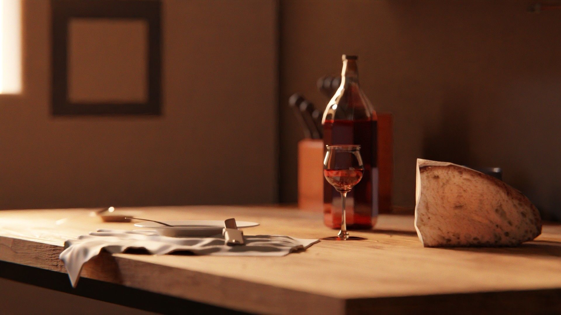 Kitchen items FREE Blender Free Asset free 3D model | CGTrader