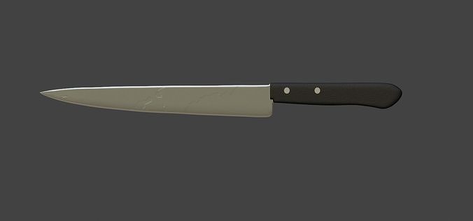 Kitchen knife free 3D model | CGTrader