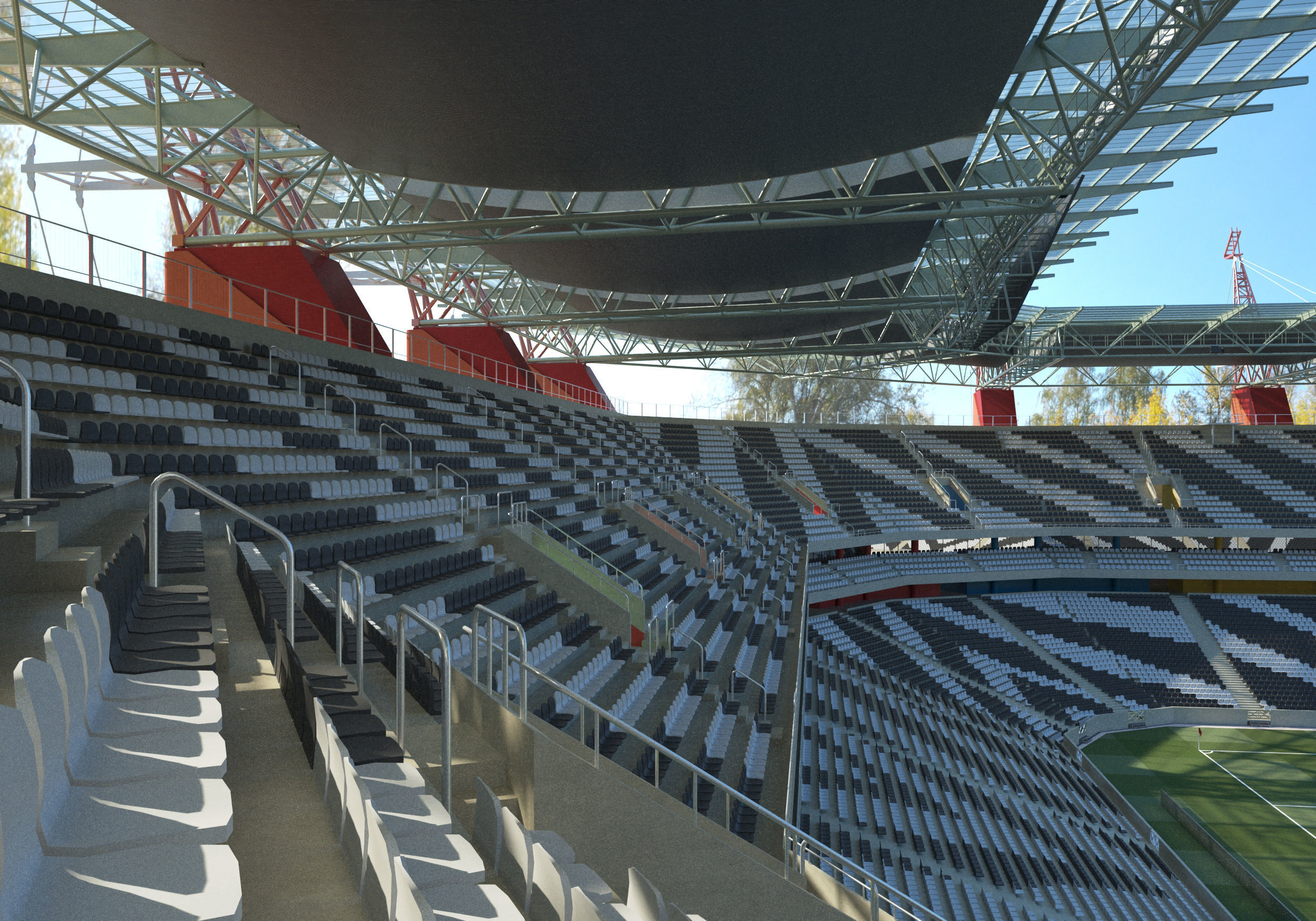 Mbombela stadium 3D model | CGTrader
