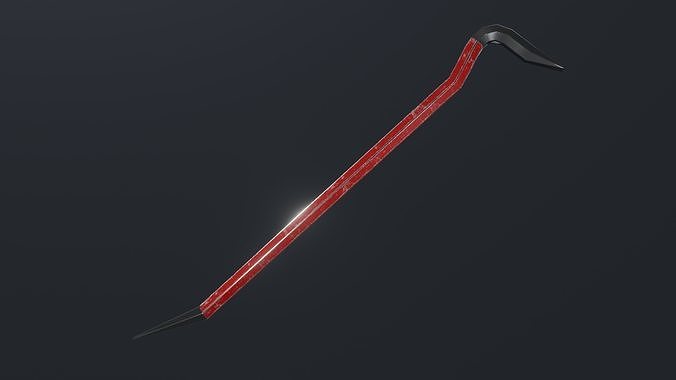 3D model Crowbar tool with handle VR / AR / low-poly | CGTrader