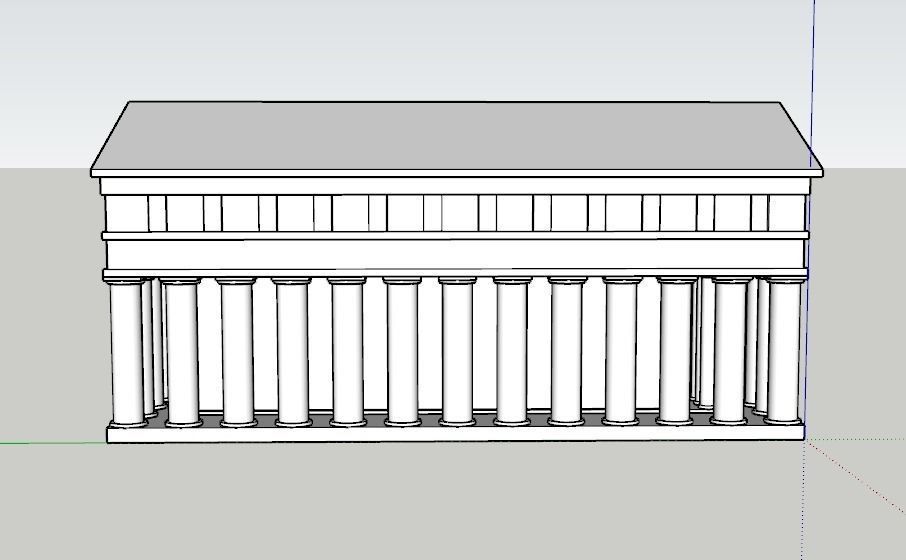 Parthenon 3D model 3D printable | CGTrader