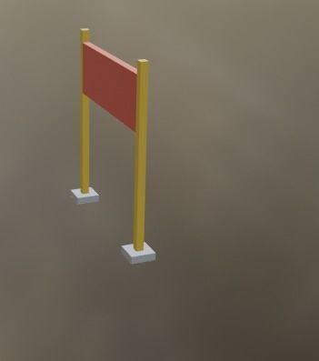 Finish line Finish Gate Low Poly free VR / AR / low-poly 3D model ...