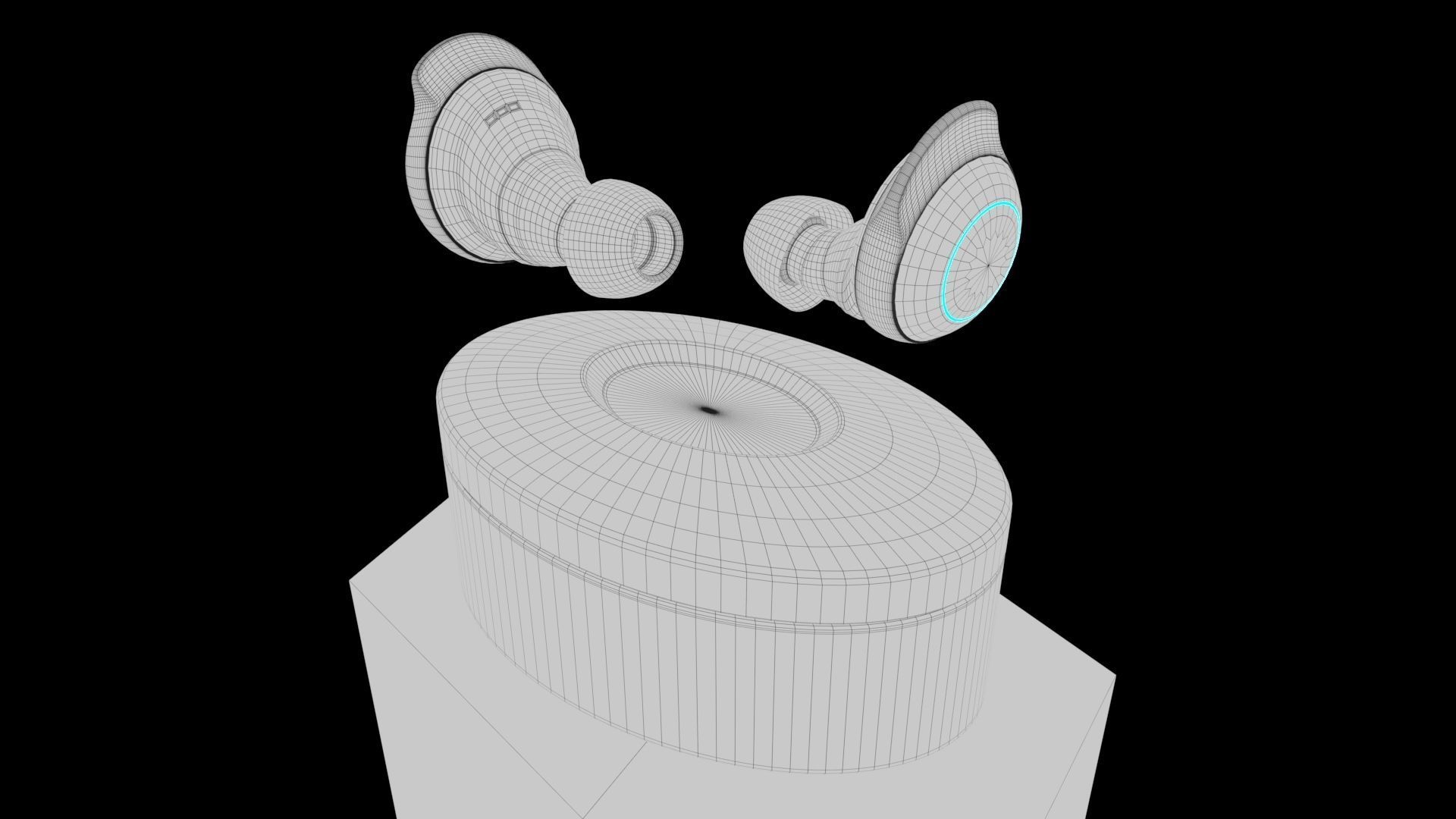 3D model low poly Ear buds 3Dmodel VR / AR / low-poly | CGTrader