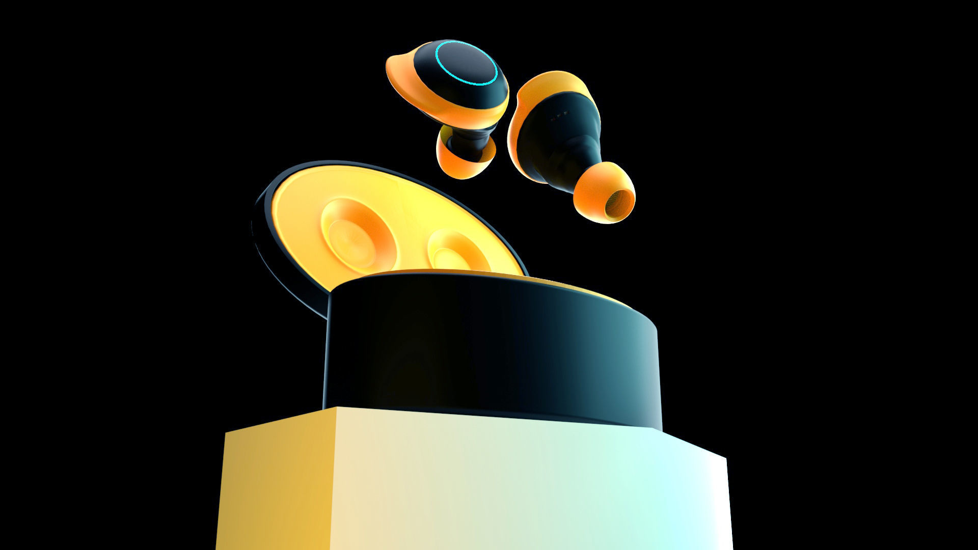 3D model low poly Ear buds 3Dmodel VR / AR / low-poly | CGTrader