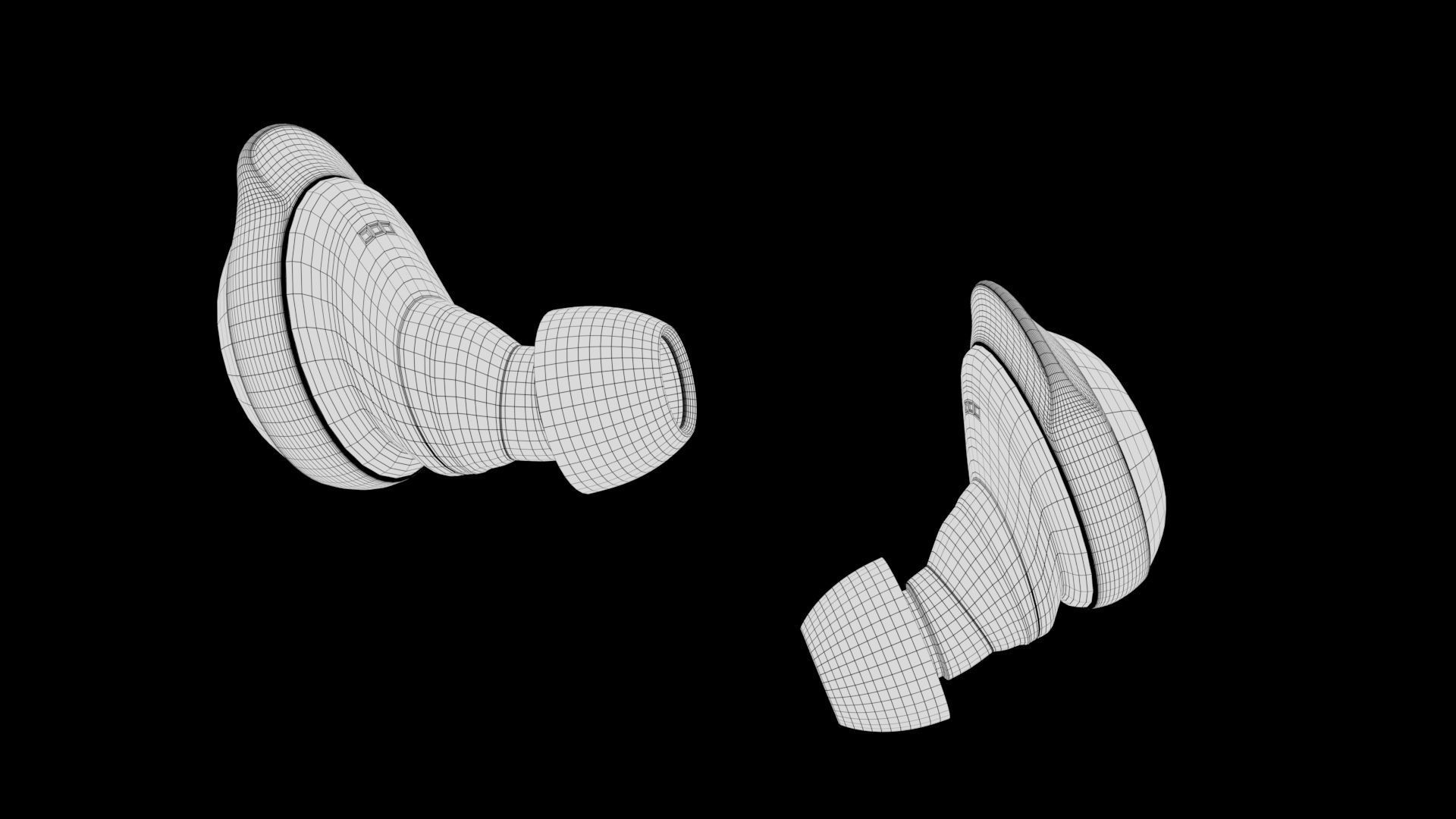 3D model low poly Ear buds 3Dmodel VR / AR / low-poly | CGTrader