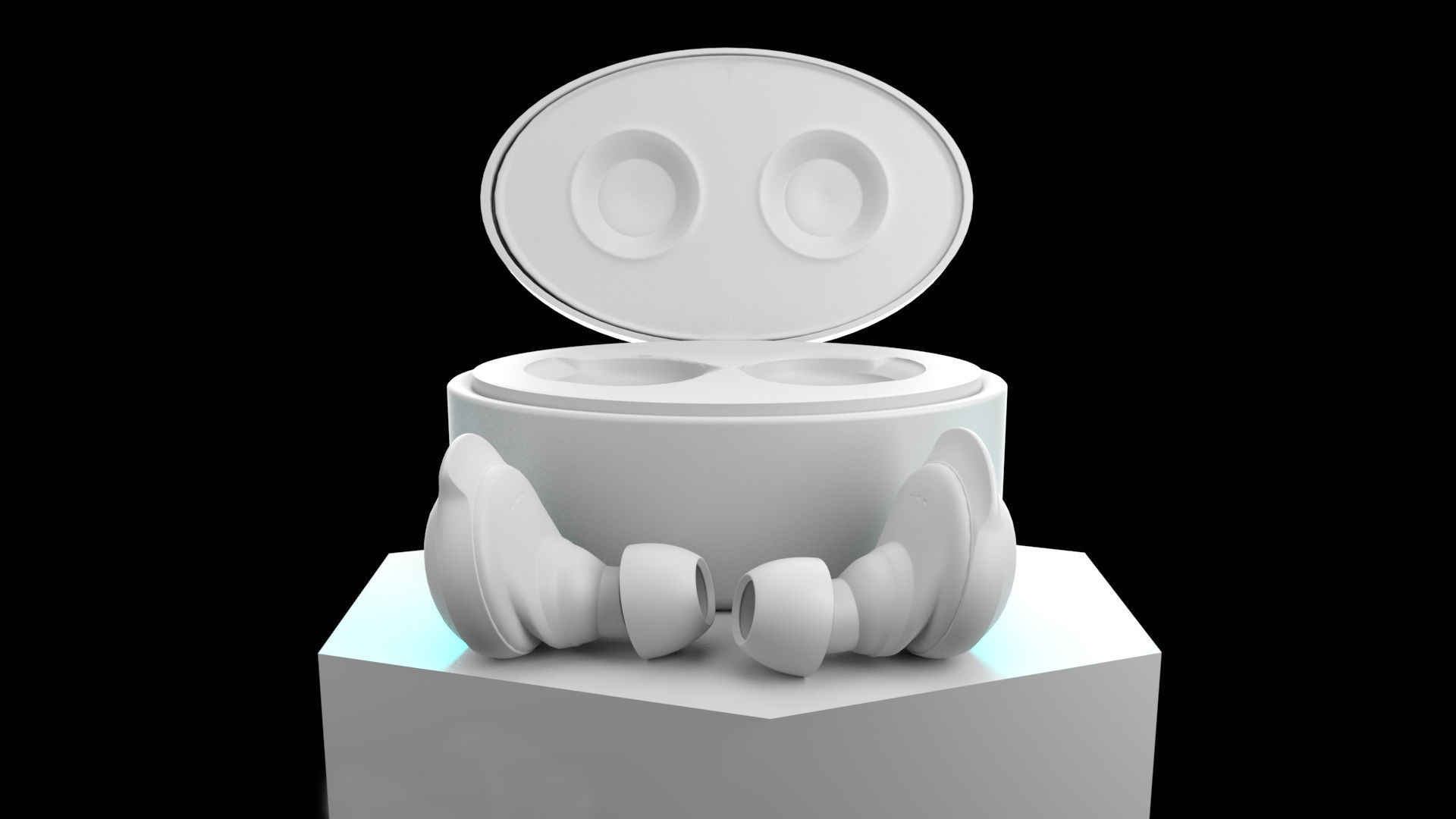 3D model low poly Ear buds 3Dmodel VR / AR / low-poly | CGTrader