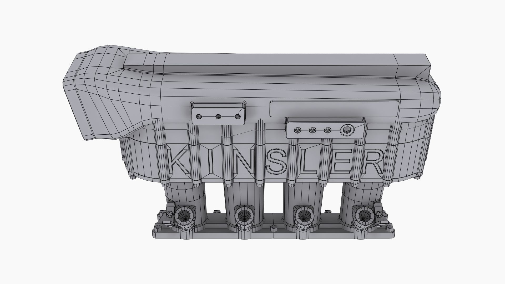3D model Kinsler H-Plenum intake manifold VR / AR / low-poly | CGTrader
