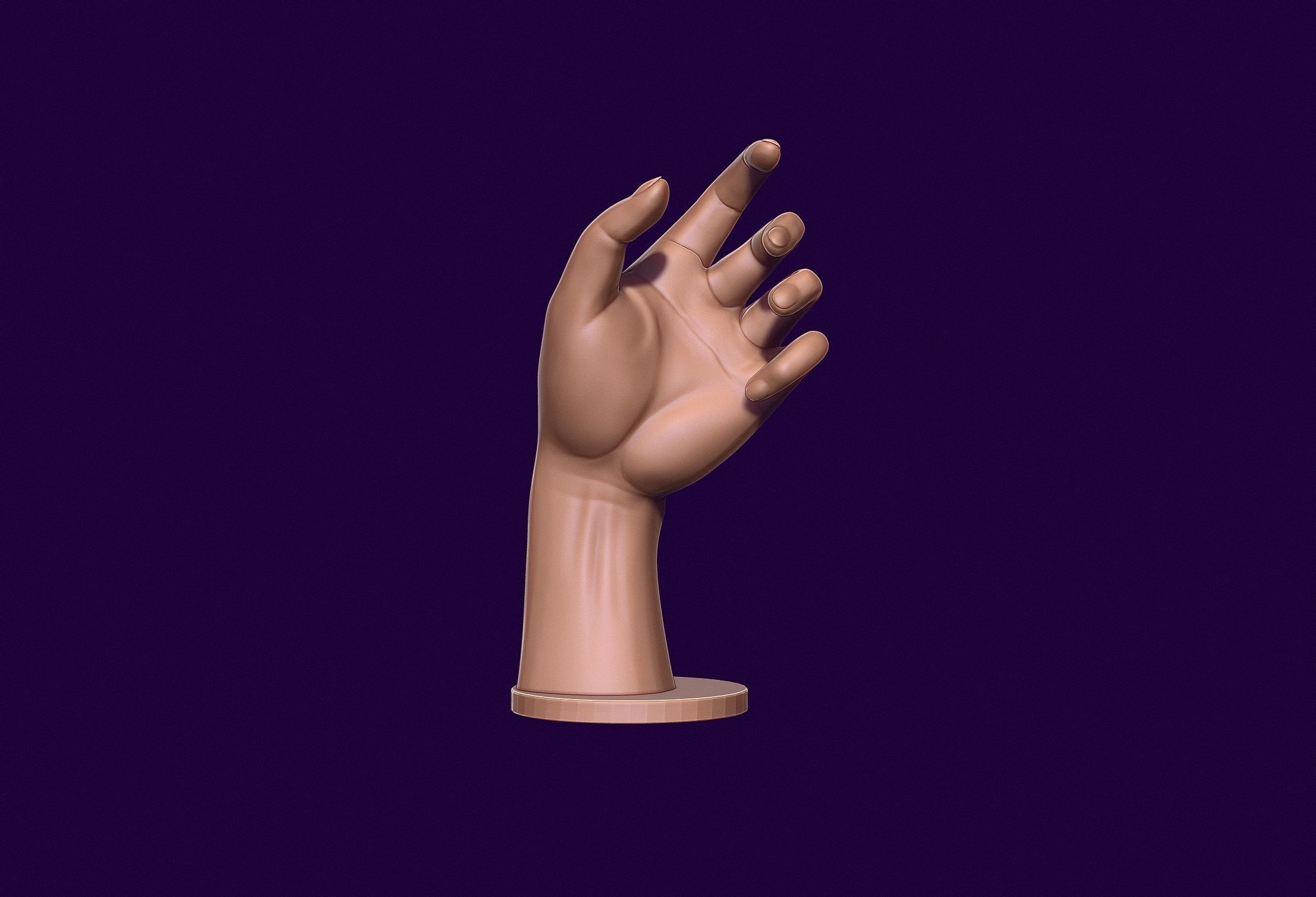 hand for 3d printing 3D model 3D printable | CGTrader