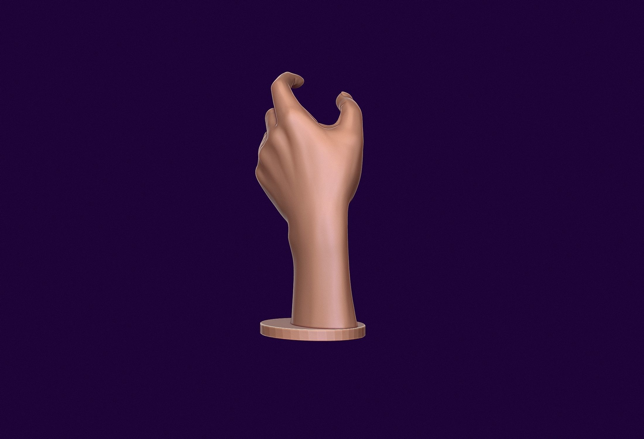 hand for 3d printing 3D model 3D printable | CGTrader