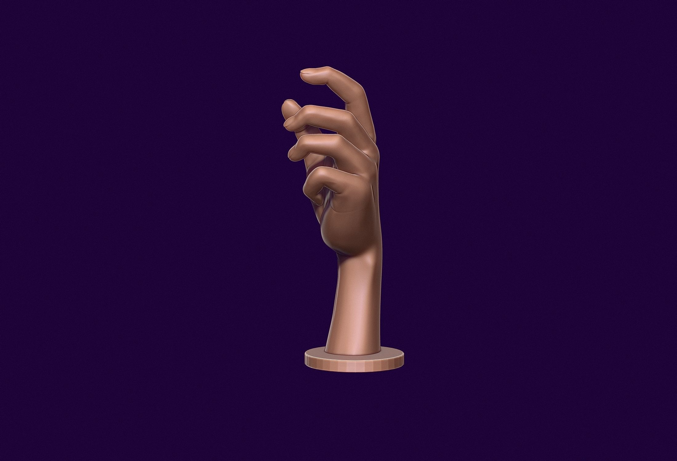 hand for 3d printing 3D model 3D printable | CGTrader