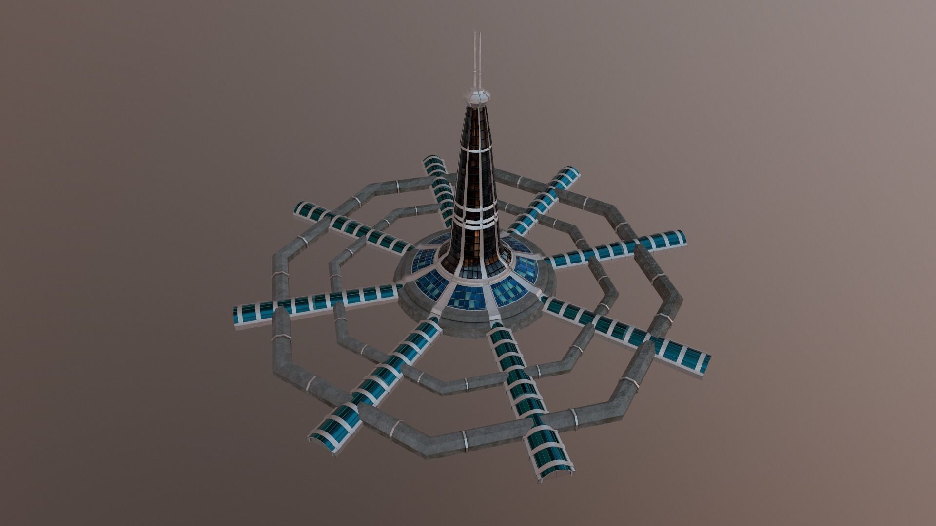 3D model Millennium Gate - Star Trek VR / AR / low-poly | CGTrader