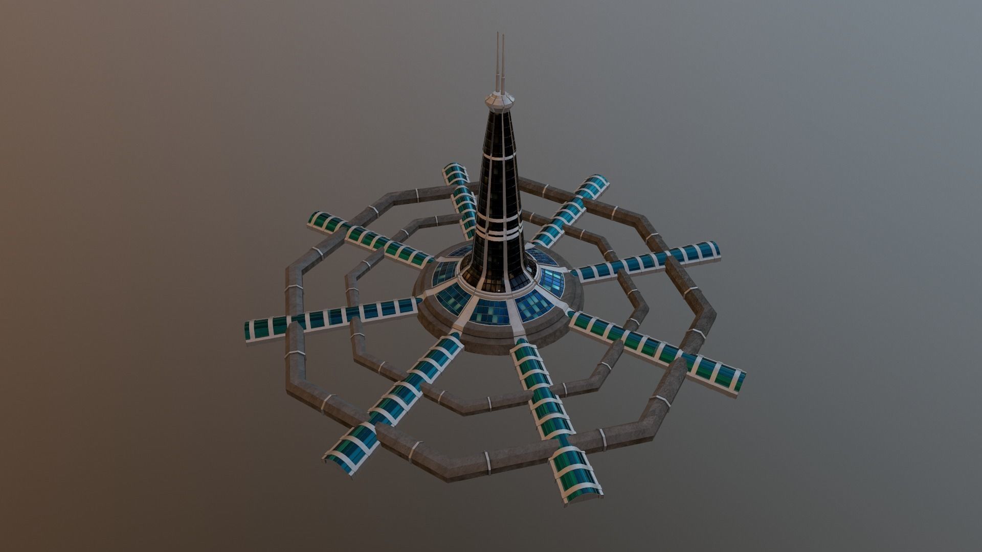 3D model Millennium Gate - Star Trek VR / AR / low-poly | CGTrader