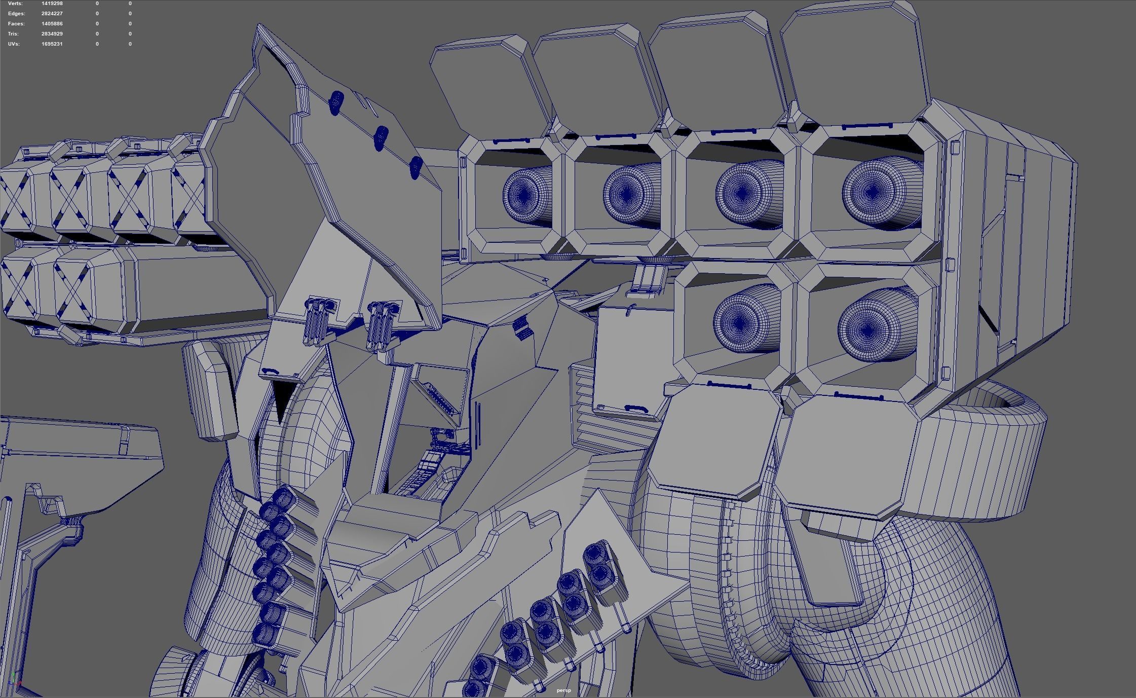 Assault Mech CH-01 3D model | CGTrader
