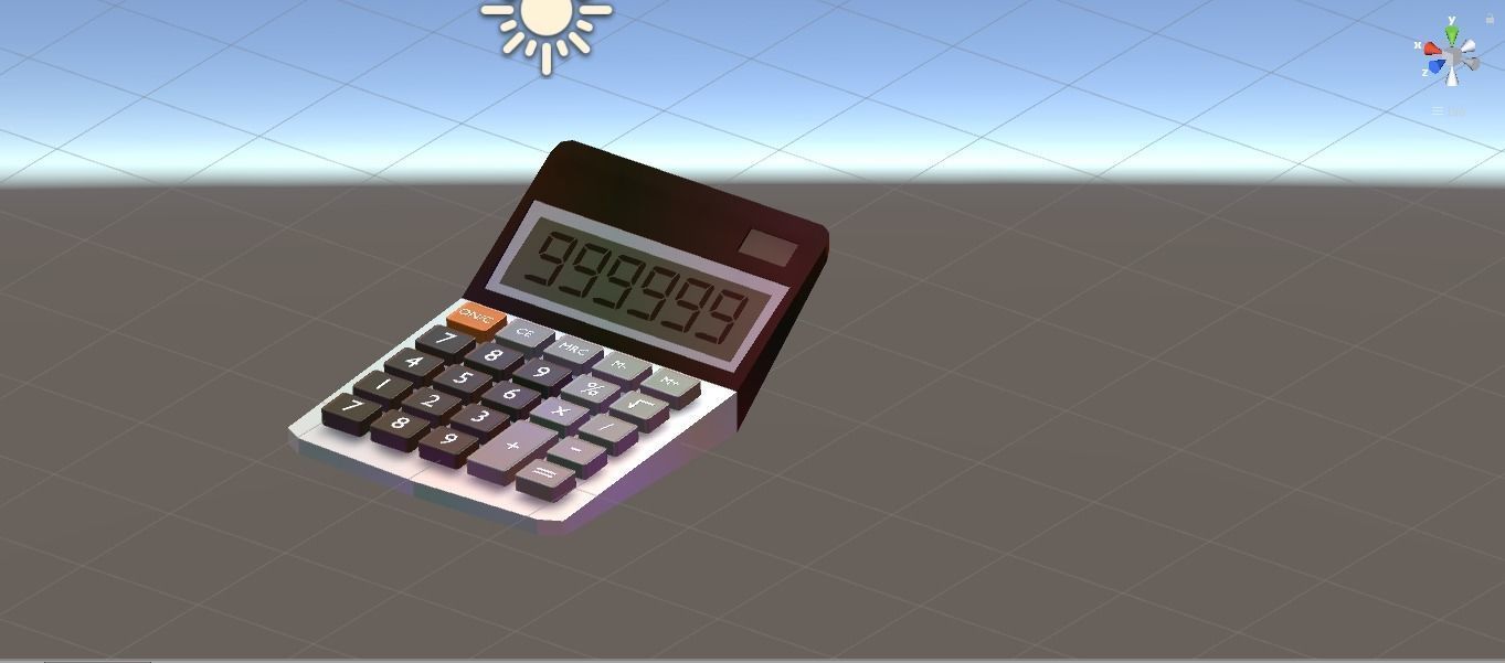 3D model Calculator VR / AR / low-poly | CGTrader
