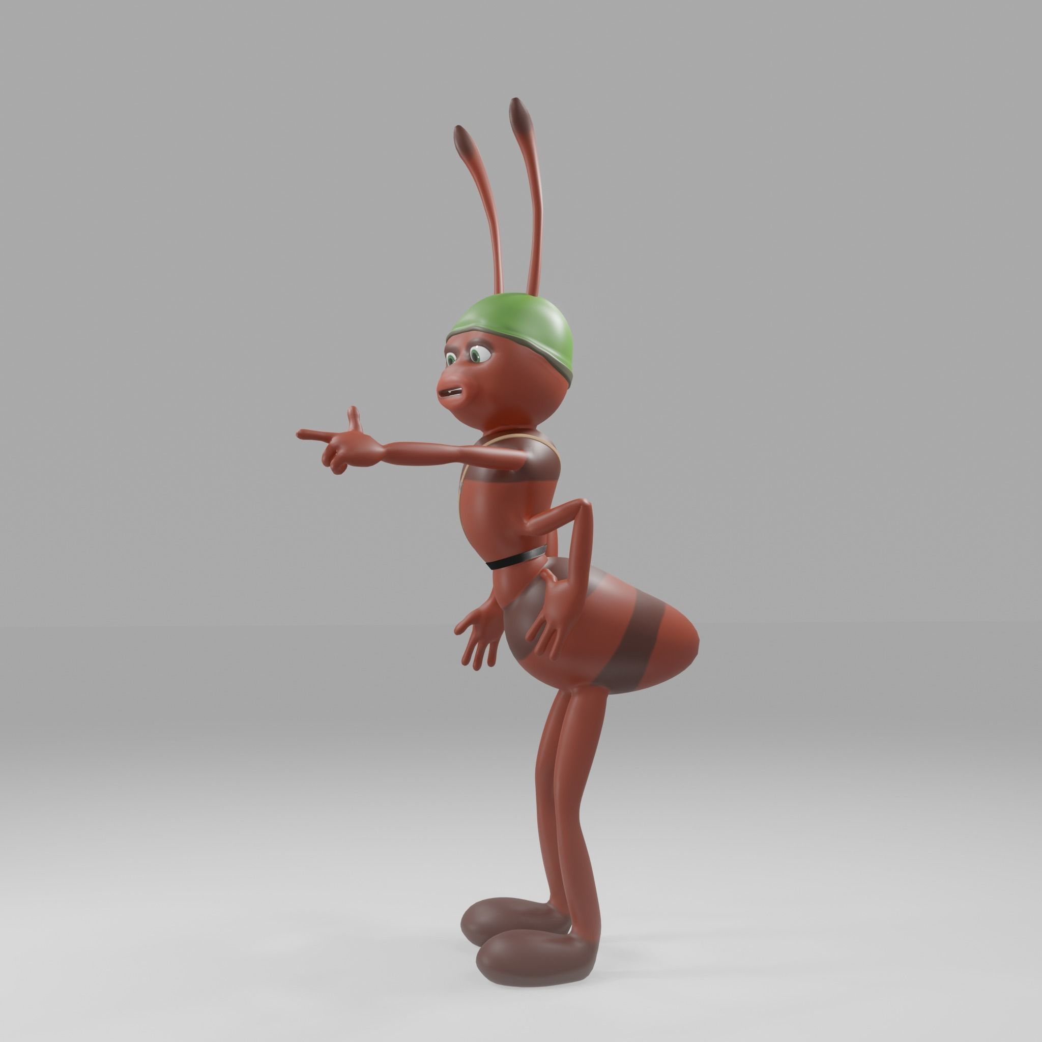 3D model Ant- Humanoid VR / AR / low-poly | CGTrader