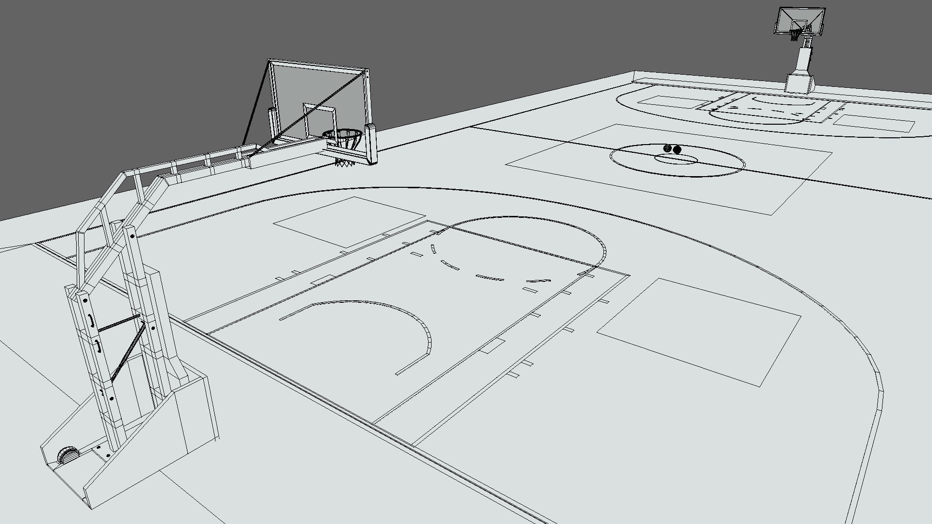 Basketball Court 3D model | CGTrader