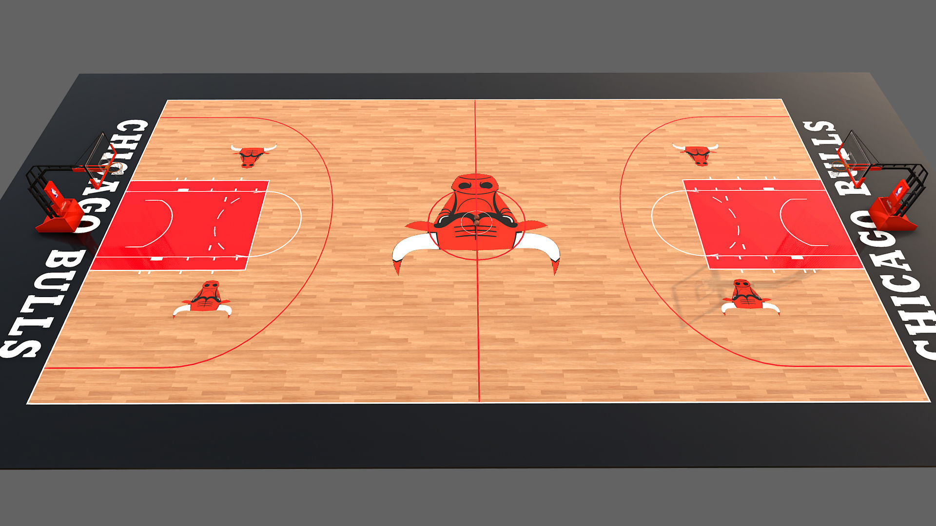 Basketball Court 3D model | CGTrader
