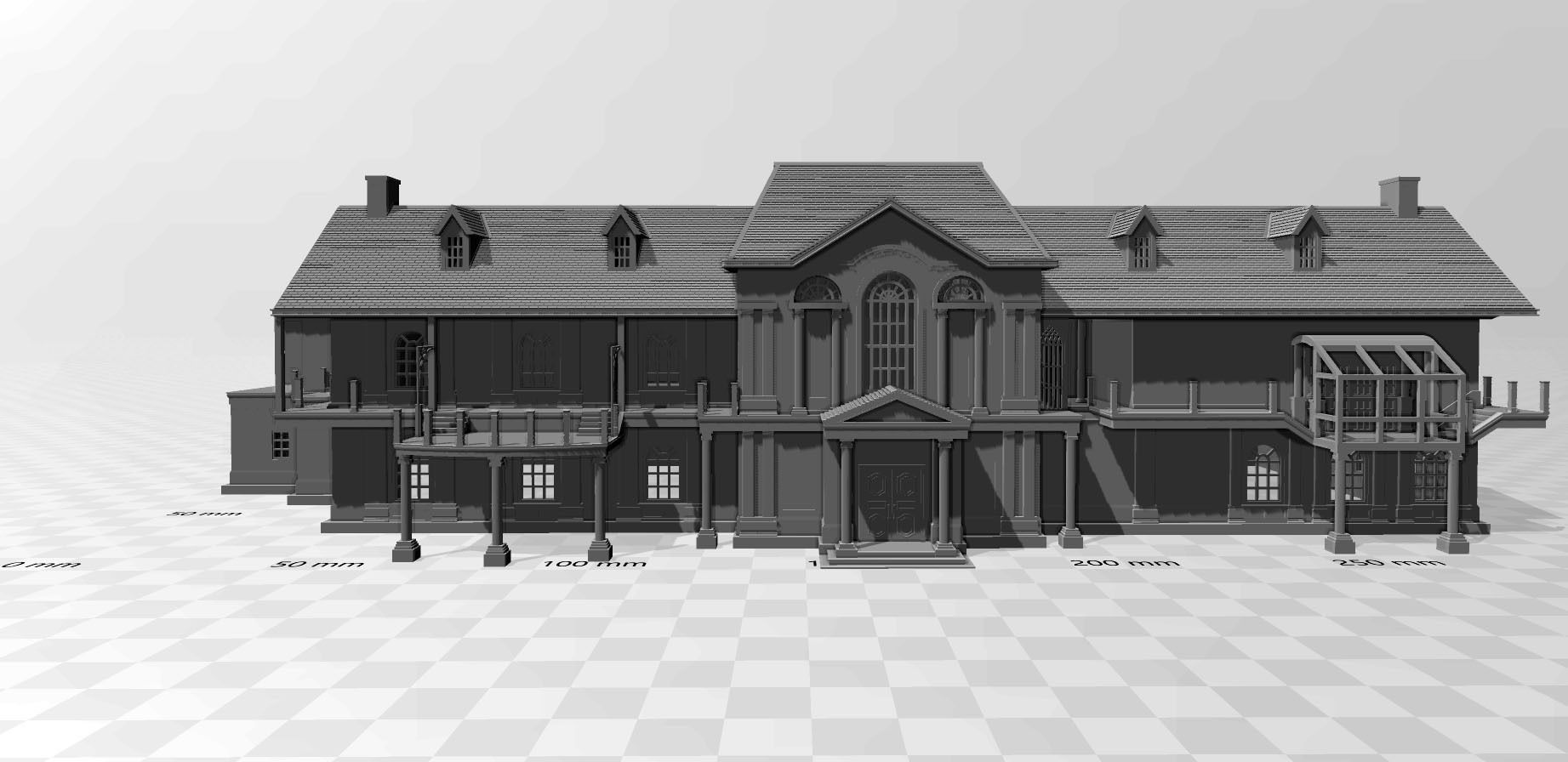 Spencer Mansion Resident Evil 1-160 Scale or Larger 3D model 3D ...
