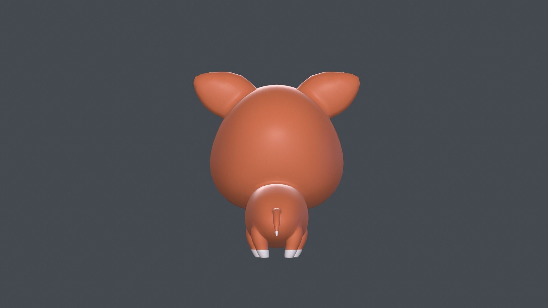 3D model Pig animal cartoon model VR / AR / low-poly | CGTrader