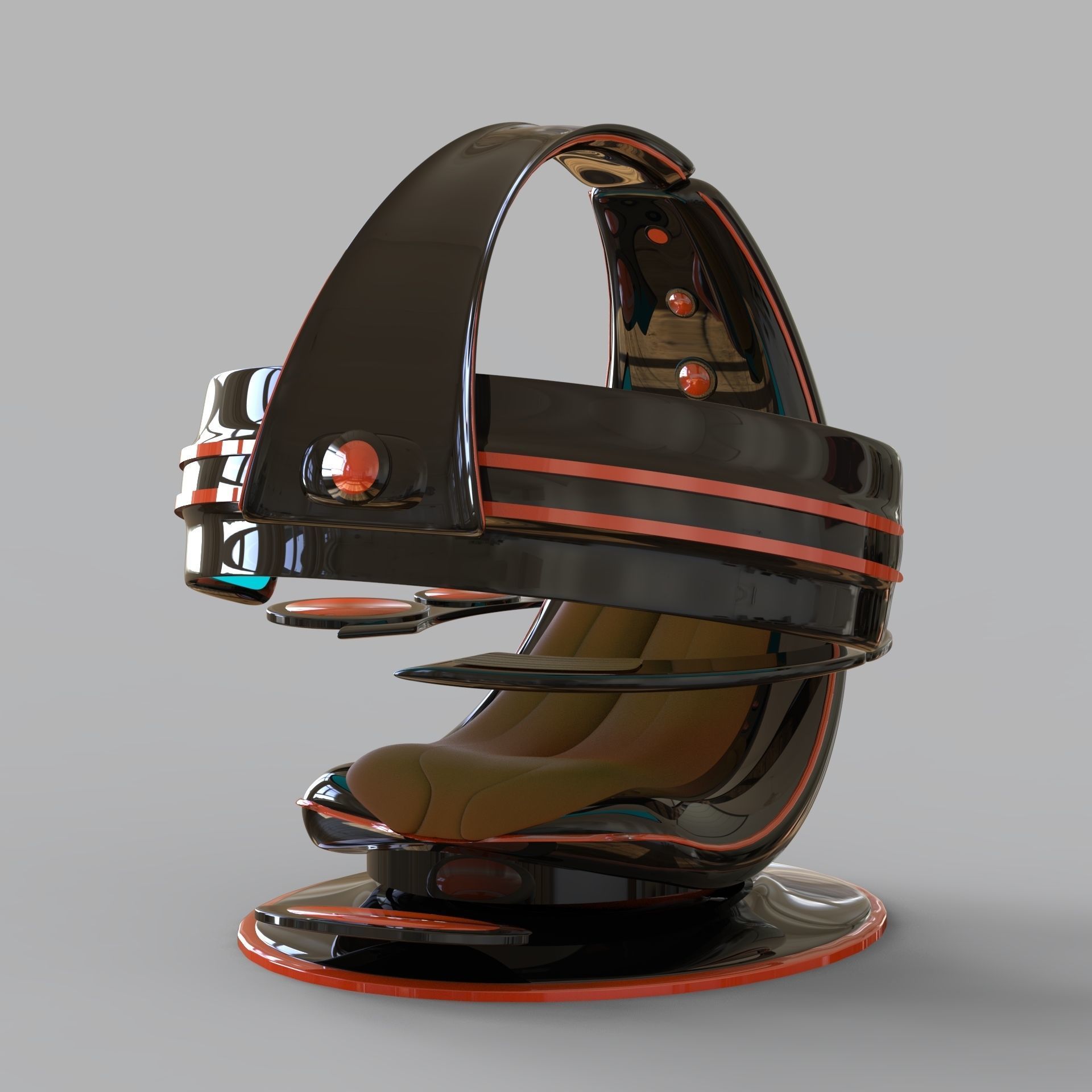 3D model Gaming Chair Setup VR / AR / low-poly | CGTrader