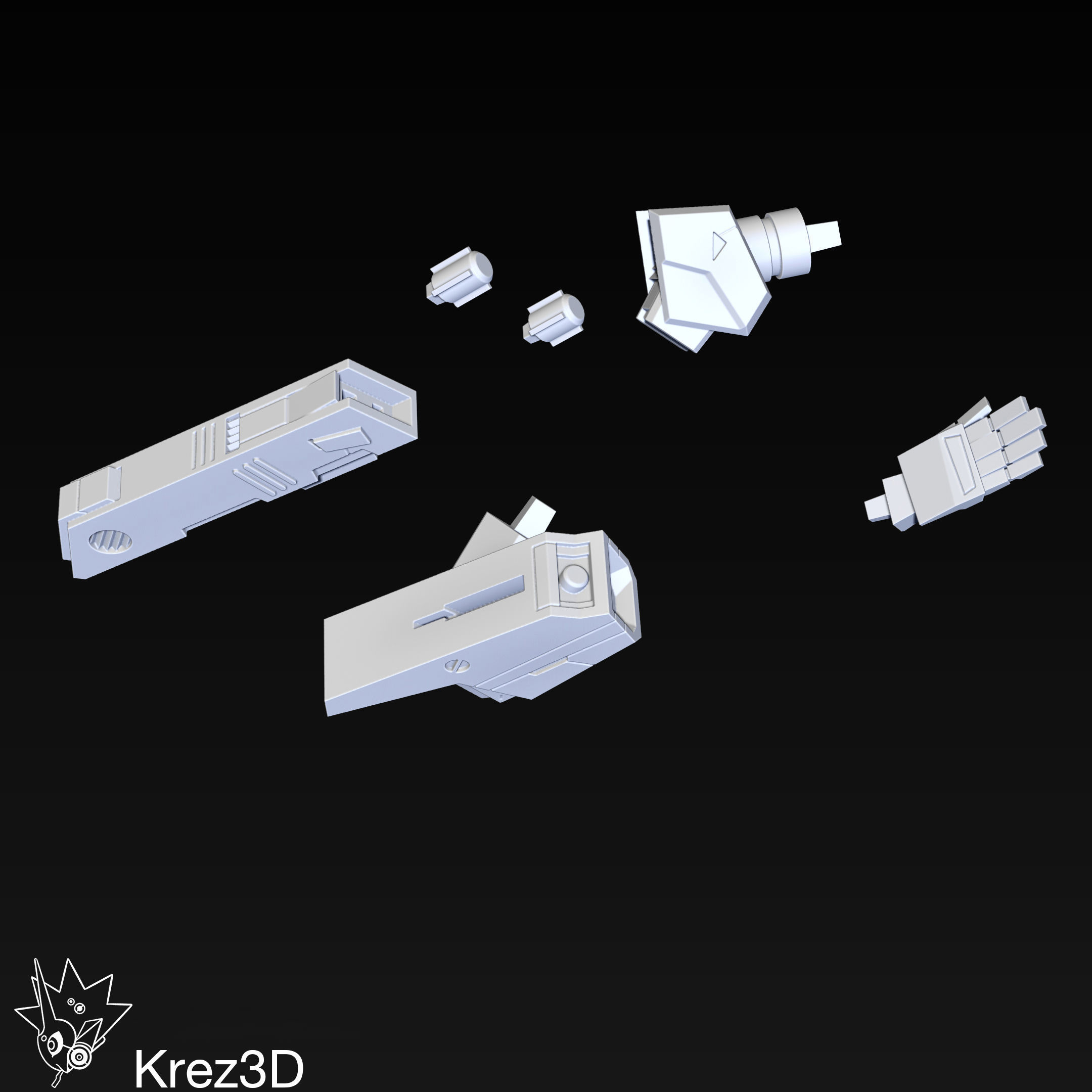 VF-1S Strike Valkyrie 3D model 3D printable | CGTrader
